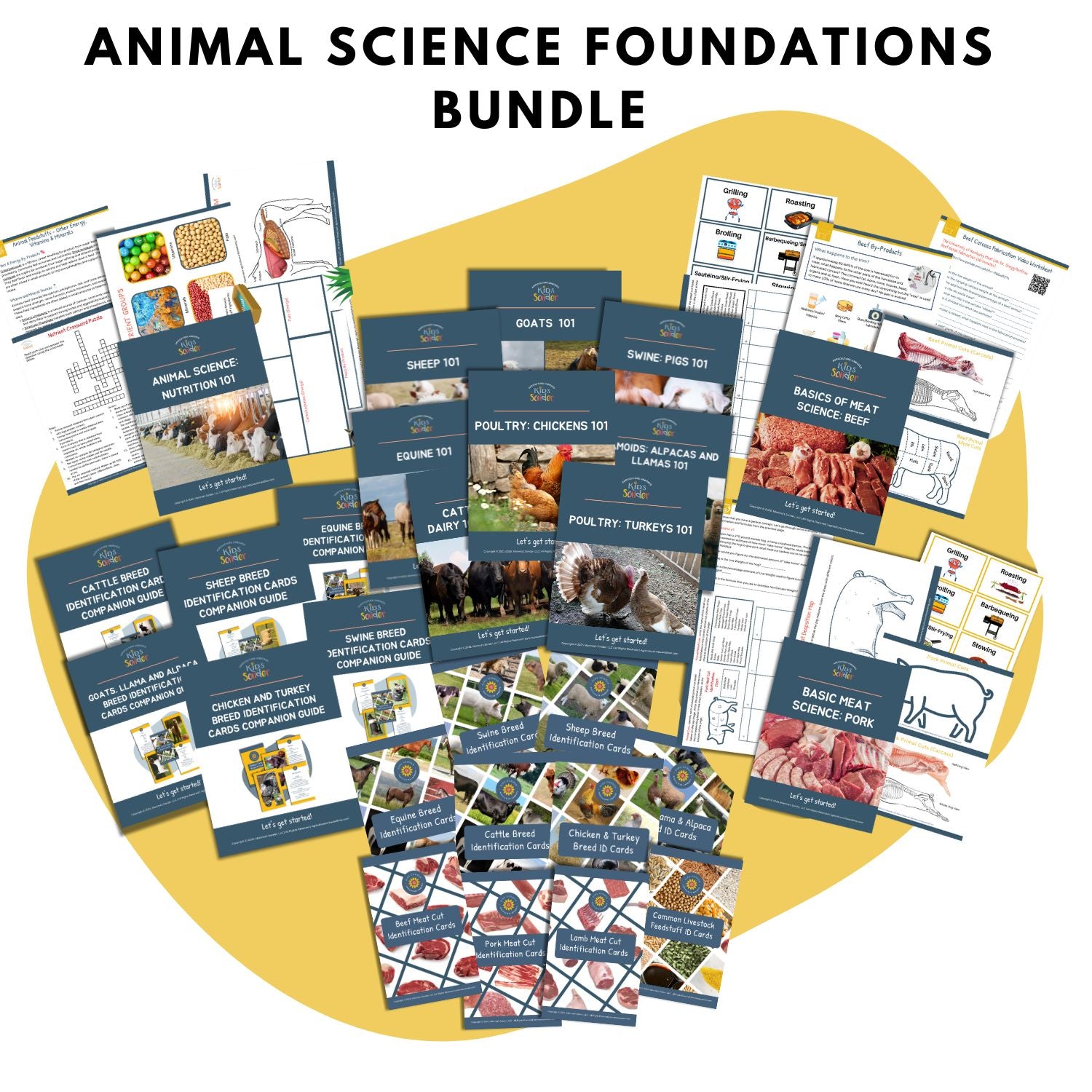 Animal Science Foundations Bundle: Animal Science Starter Set ...