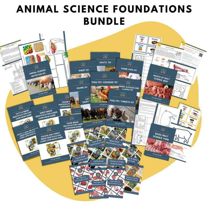 Animal Science Foundations Bundle: Animal Science Starter Set ...